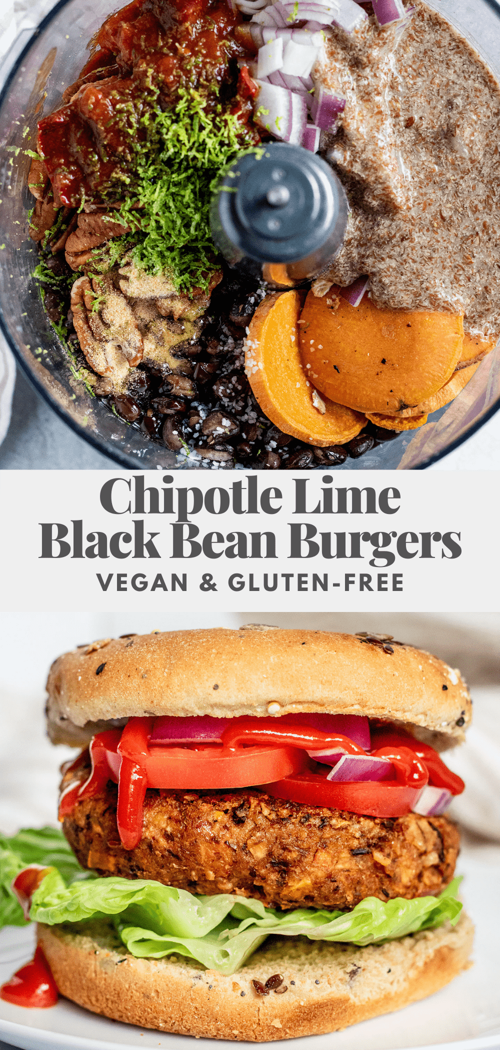 Chipotle Lime Black Bean Burger (vegan & gluten-free) – Plant Based RD