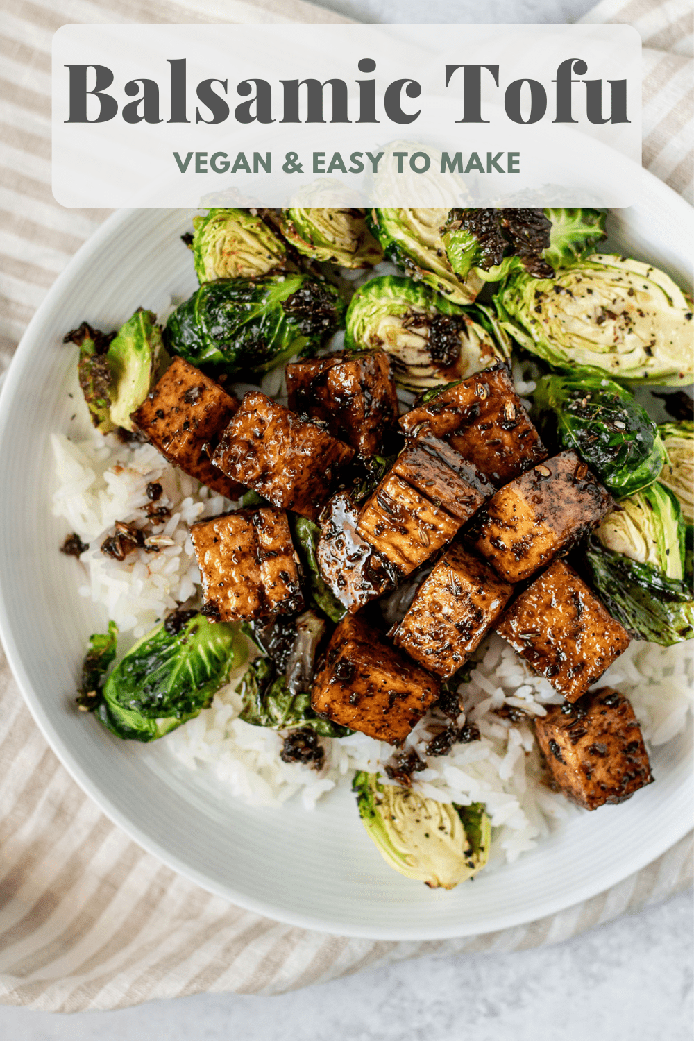 Easy Balsamic Tofu (vegan & gluten-free) – Plant Based RD