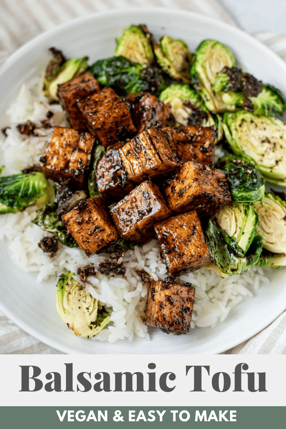 Easy Balsamic Tofu (vegan & gluten-free) – Plant Based RD