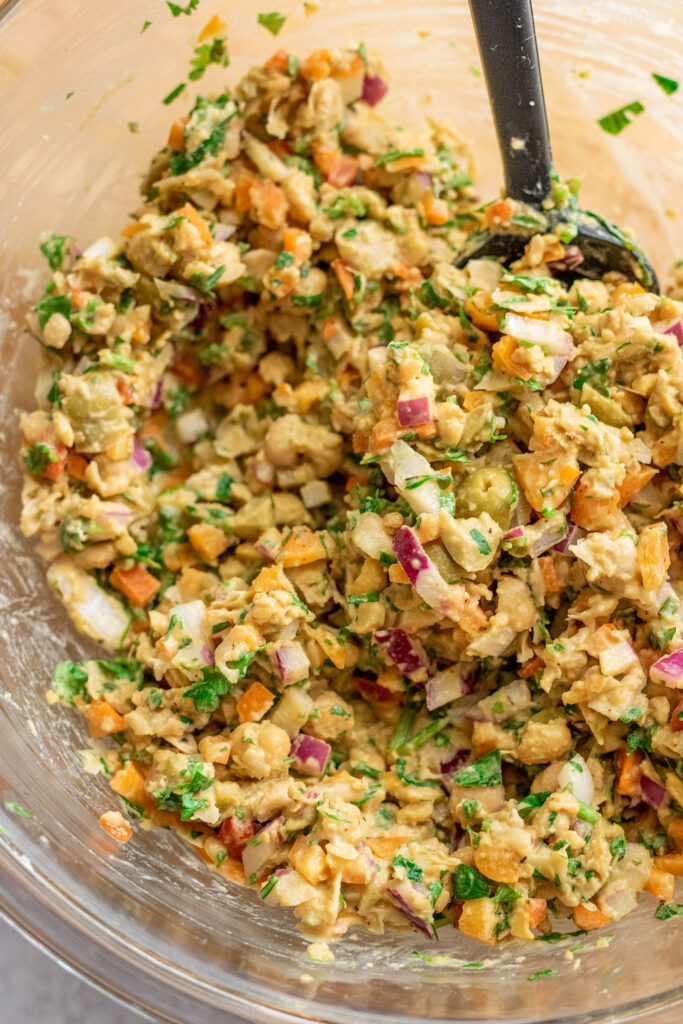 Dominican Spiced Mashed Chickpea Salad – Plant Based RD