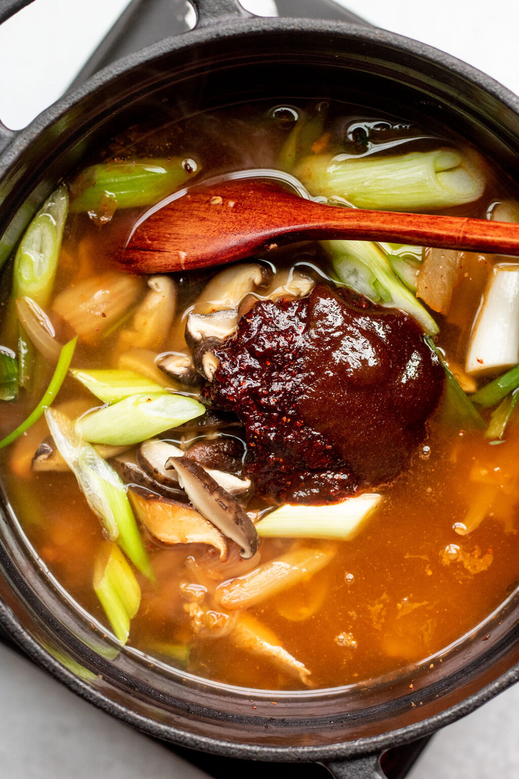 Vegan Kimchi Jjigae (Kimchi Stew) - Plant Based RD