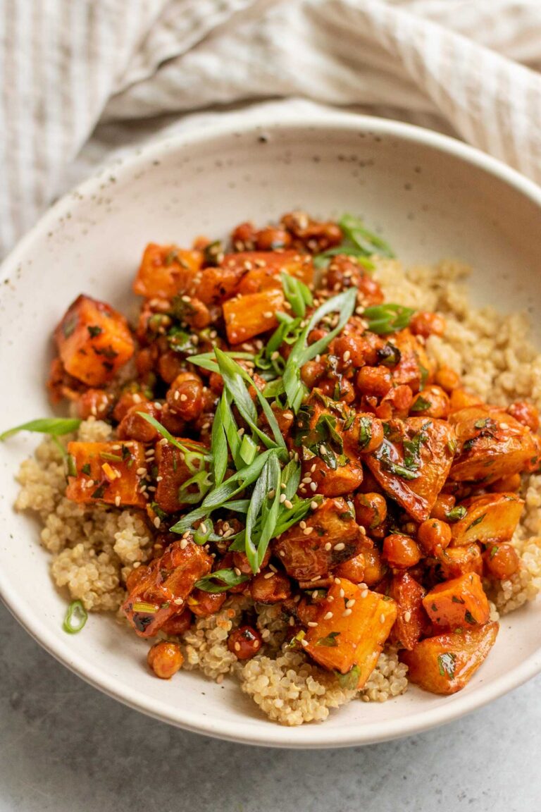 Gochujang Potatoes and Chickpeas - Plant Based RD