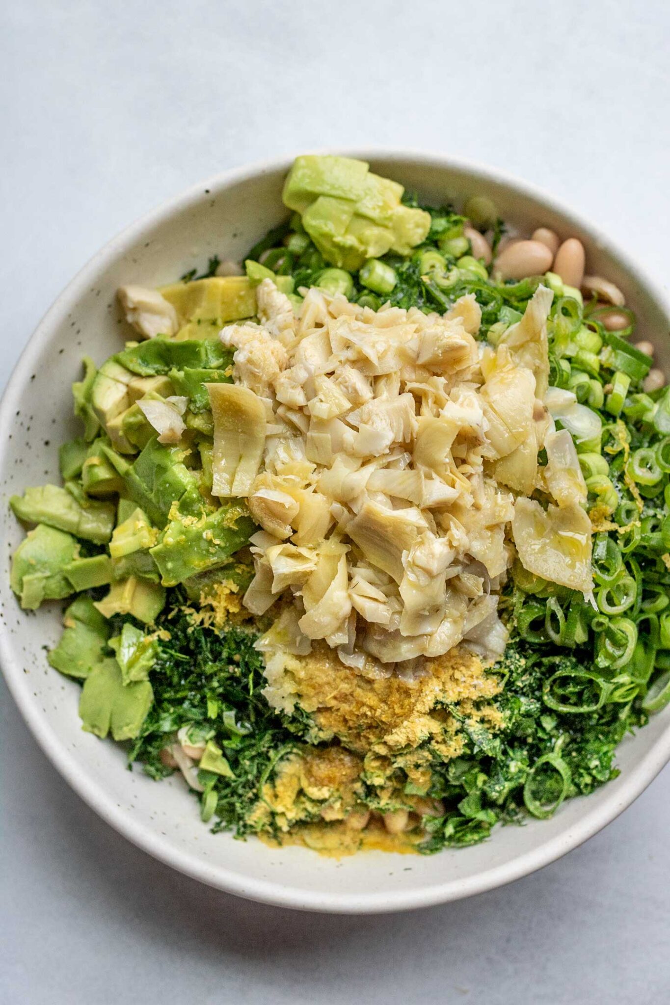 Herby Avocado White Bean Salad – Plant Based RD