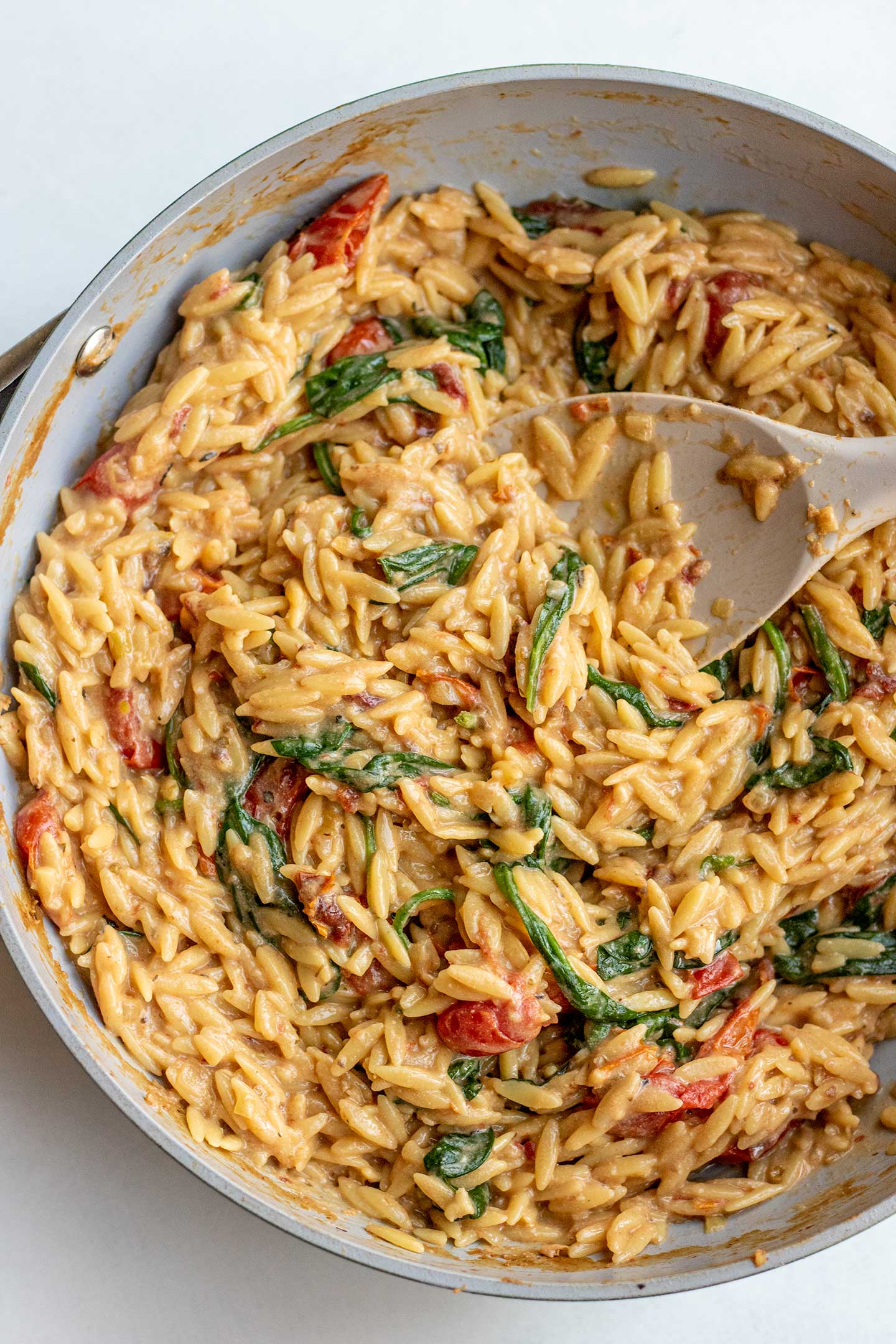 Creamy Tomato Orzo With Crispy Tofu Cutlets Plant Based Rd