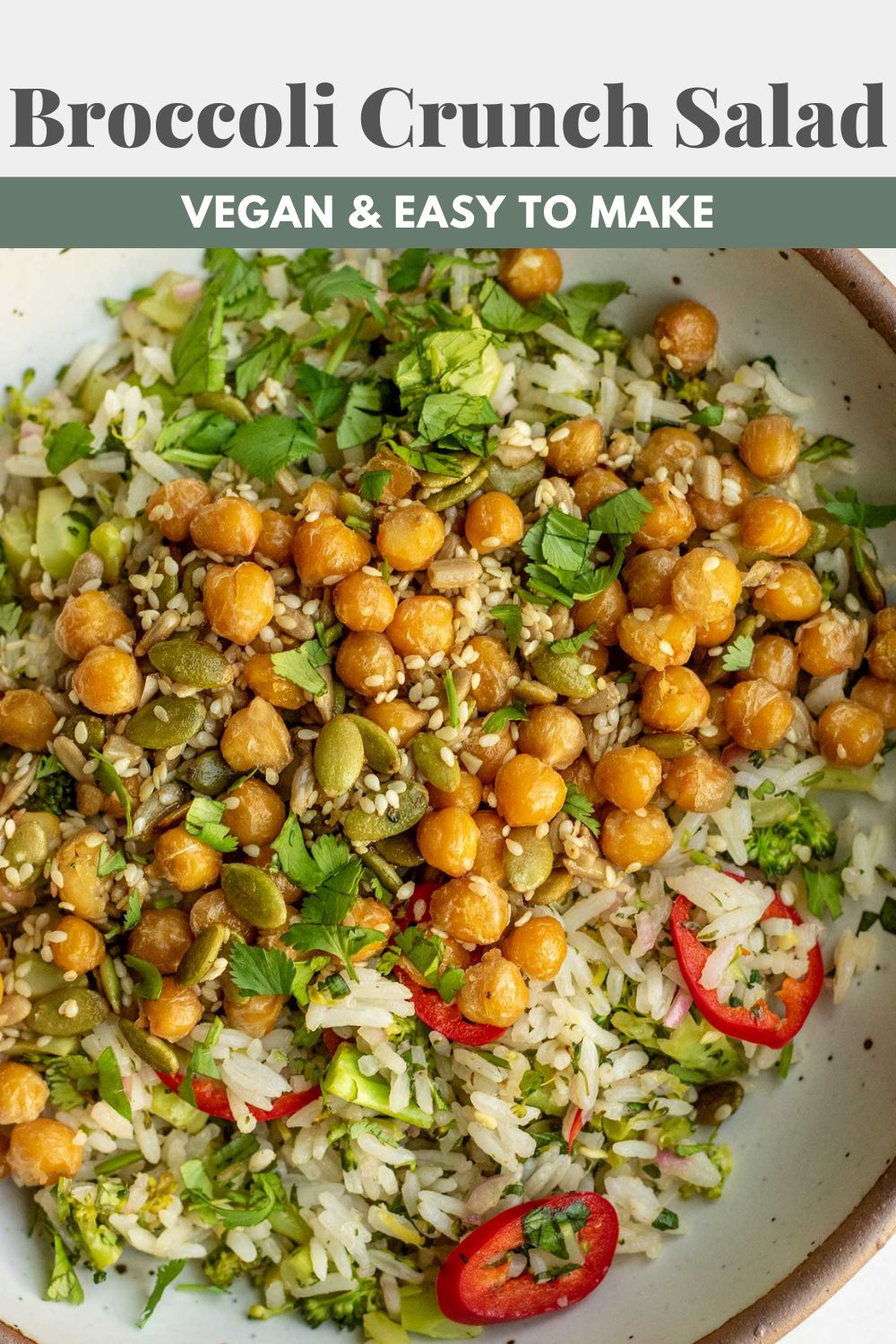 Broccoli Crunch Salad - Plant Based RD