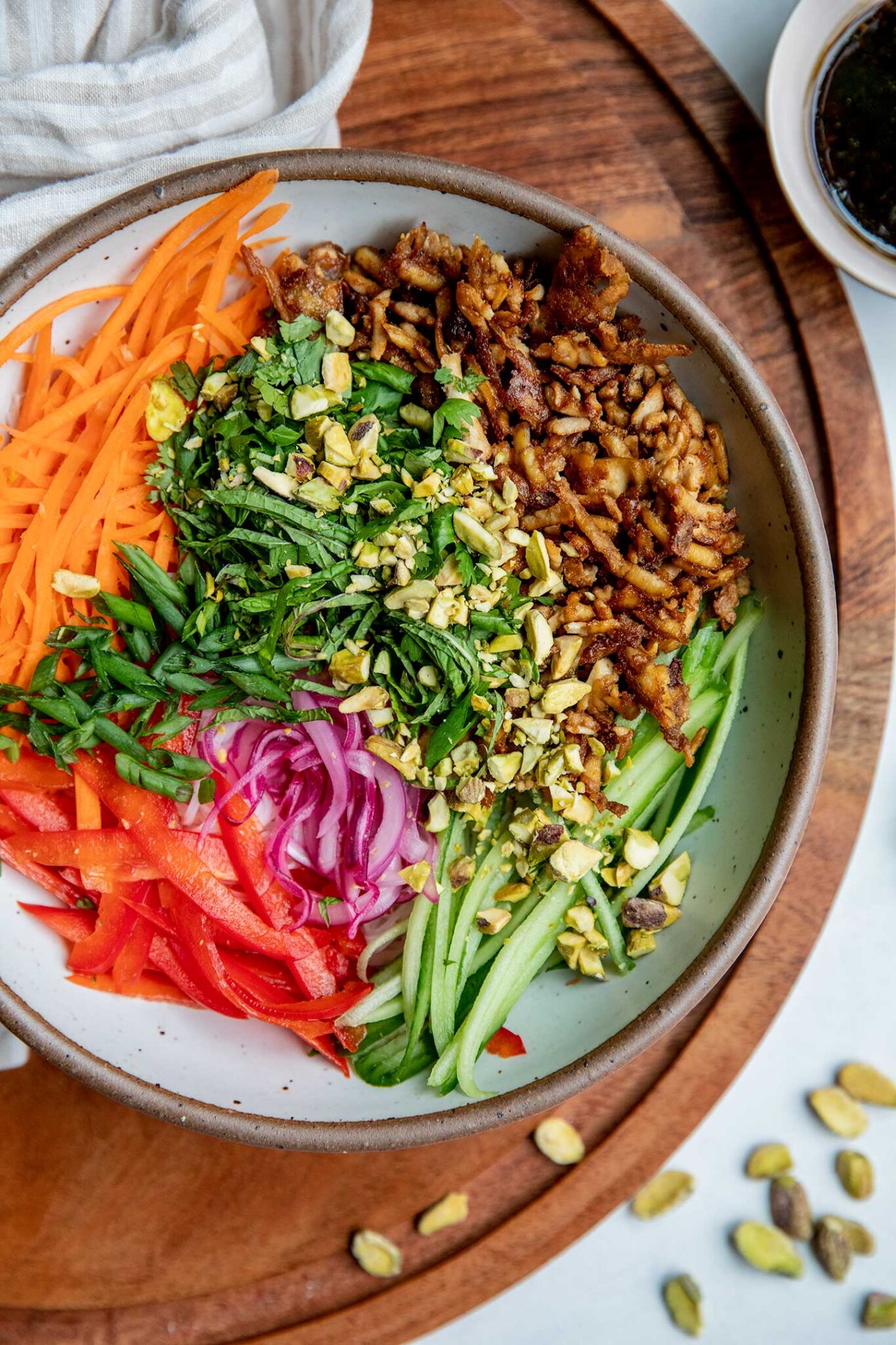 Maple Lime Cold Noodle Salad - Plant Based RD