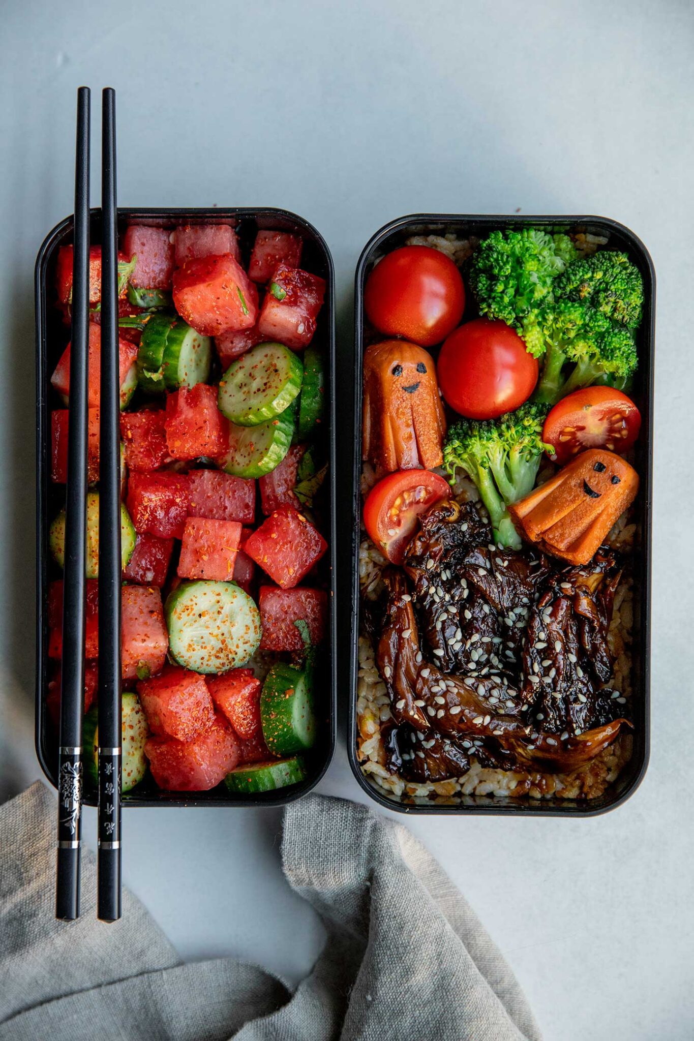 High Protein Plant Based Bento Box - Plant Based RD