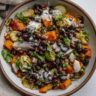 Crispy Butternut Squash and Farro Power Bowl - Plant Based RD