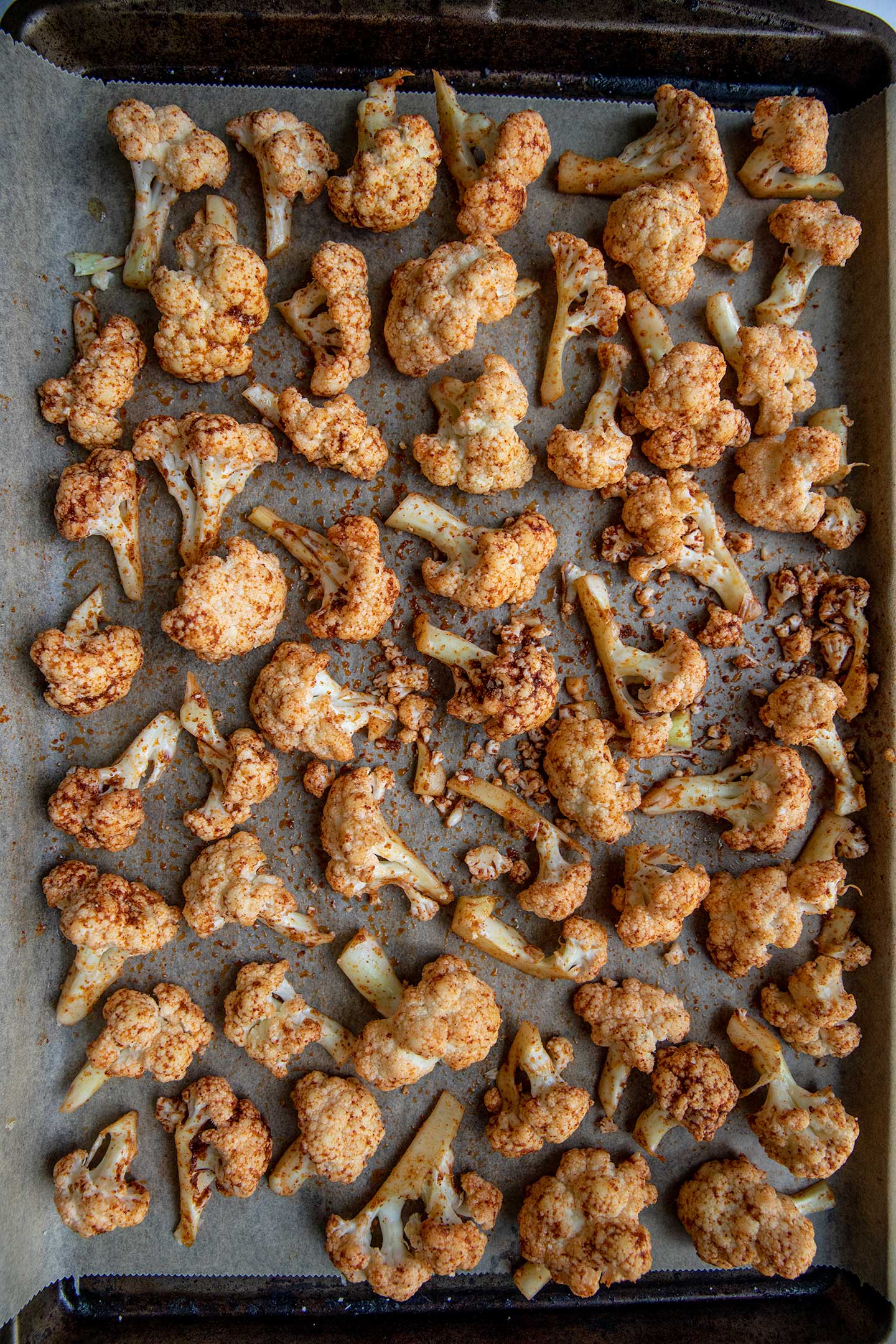 Maple Lime Roasted Cauliflower and Chickpeas - Plant Based RD