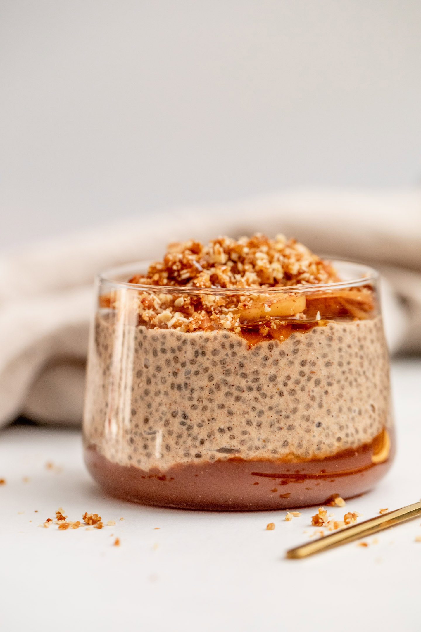 Apple Crumble Chia Pudding – Plant Based RD
