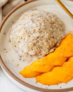 Mango Sticky Oatmeal - Plant Based RD