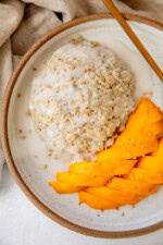Mango Sticky Oatmeal - Plant Based RD
