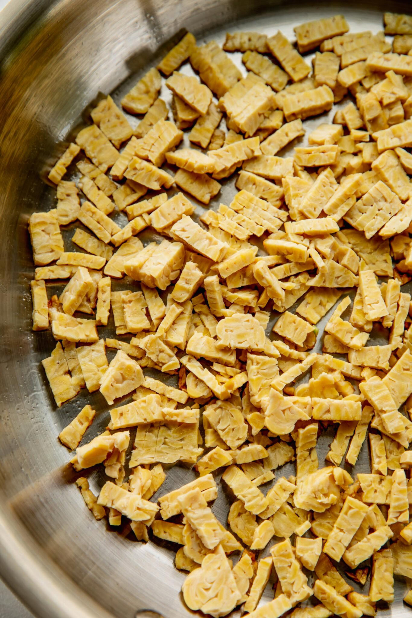 Sticky Ginger Tempeh with Charred Corn & Scallion Salad - Plant Based RD
